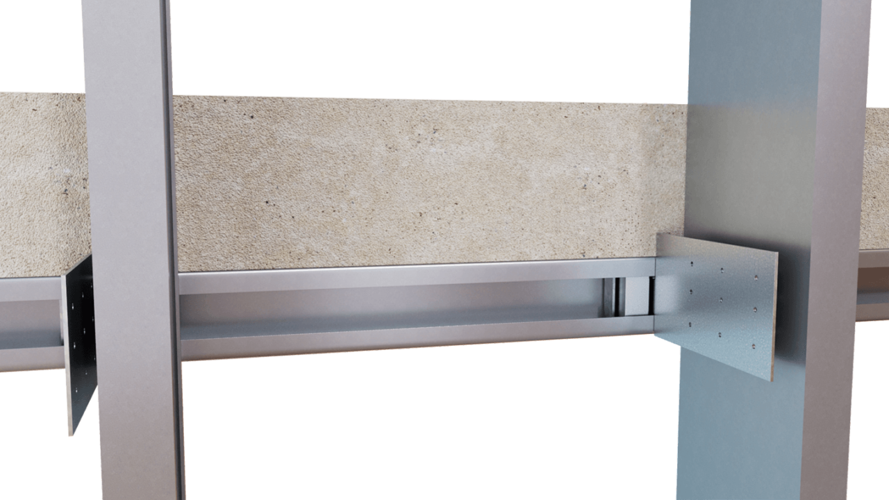 DriftTrak Post Tensioned Slab - Light Steel Framing - The Steel Network